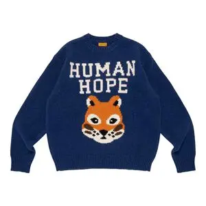 HUMAN MADE X J-hope Human Hope Low Gauge Knit - Blue