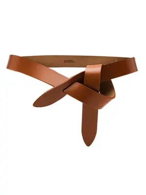 Isabel Marant Lecce Leather Belt - Brown