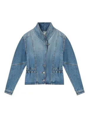 Isabel Marant Dolie Denim Jacket - Sky Blue