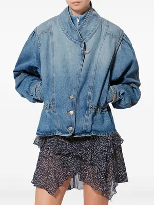 Isabel Marant Dolie Denim Jacket - Sky Blue