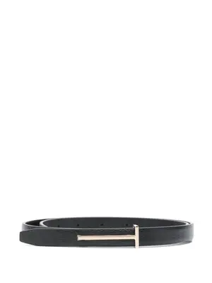TOM FORD Leather Slim Belt - Black