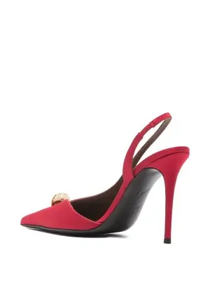 GIUSEPPE ZANOTTI Carole Slingback Pumps - Red