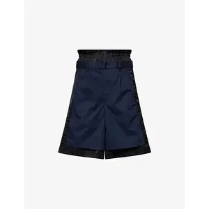 TOGA VIRILIS Gathered-waist Cotton-blend Shorts