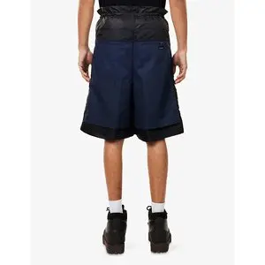 TOGA VIRILIS Gathered-waist Cotton-blend Shorts