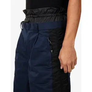 TOGA VIRILIS Gathered-waist Cotton-blend Shorts