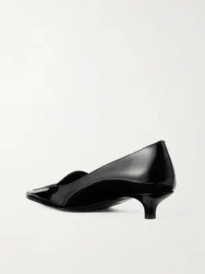 TOTEME Patent-leather Kitten Heel Pumps