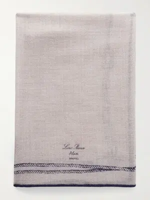 Loro Piana Logo Scarves For Men