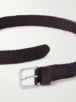 Mr P. 3.5cm Woven Leather Belt