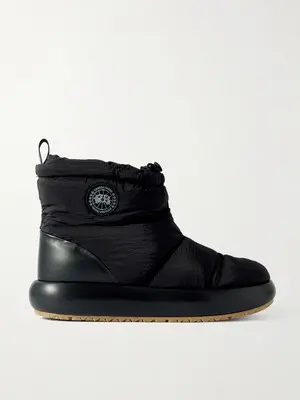Canada Goose Pender Logo-appliquéd Quilted Boots