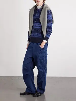 Polo Ralph Lauren Straight-leg Cotton Cargo Trousers - Blue