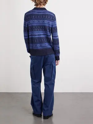 Polo Ralph Lauren Straight-leg Cotton Cargo Trousers - Blue