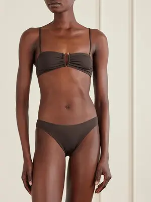 NILI LOTAN Bikini Briefs - Brown