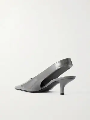 TOTEME Patent-leather Slingback Pumps
