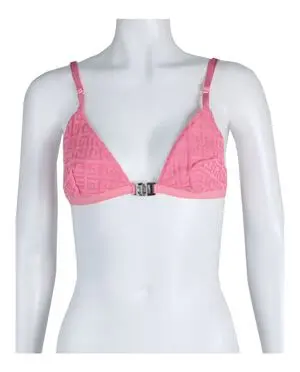 Givenchy 4g Monogram Triangle Bra - Bright Pink
