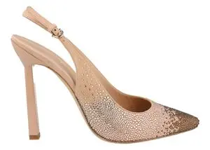 FERRAGAMO Jessie Crystal-embellished Slingback Pumps - Bone
