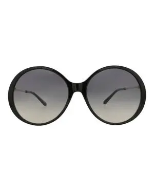 Chloé Round-frame Recycled Acetate Sunglasses - Black Gold Grey (ch0171s/30014094/001)