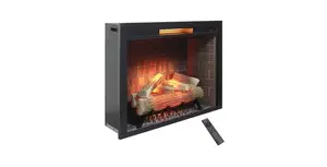 FLYNAMA 33 Inch Infrared Electric Fireplace Insert - No Color