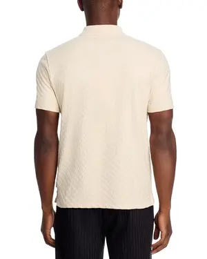 Paul Smith Regular Fit Zip Front Polo Shirt