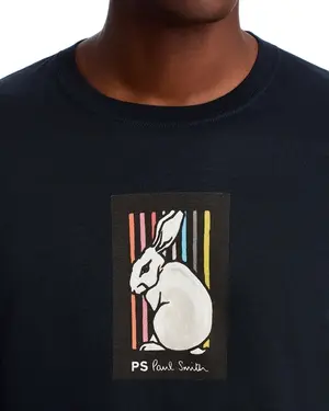 Paul Smith Regular Fit Short Sleeved Rabbit Stripe Tee