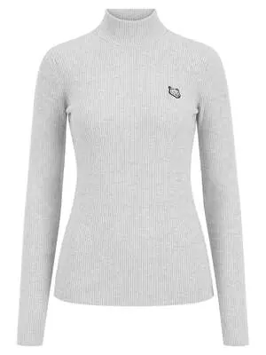 Maison Kitsuné Fox Patch Jersey - Grey