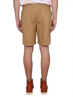 Paul Smith Cotton Shorts - Beige
