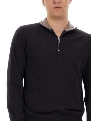 Paul Smith Jersey With Logo Embroidery