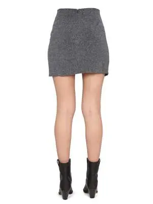 MARANT ETOILE Bergen Skirt - Silver