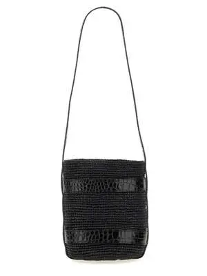 Manebí Raffia Bucket Bag