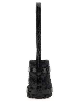Manebí Raffia Bucket Bag