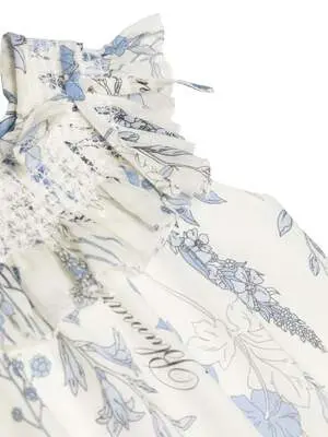 Blumarine Floral Print Romper