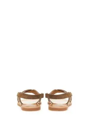 POM D'API Plage Stitch Crossvelours Sandals