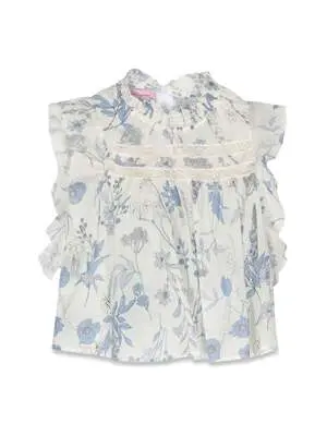 Blumarine Floral Print Top