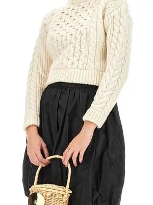 PATOU Woven Sweater - Ivory