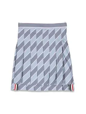 Thom Browne Pleated Skirt - Grey