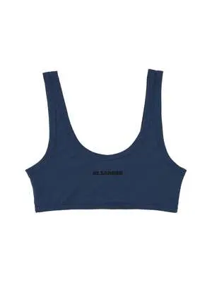 JIL SANDER Bikini Top - Blue
