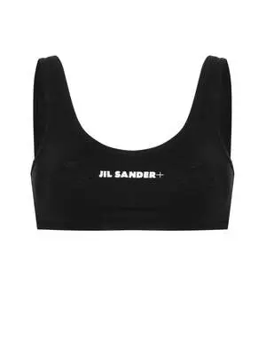 JIL SANDER Bikini Top - Black