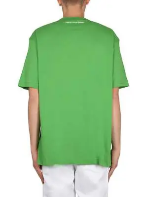 Comme Des Garçons T Shirt With Logo - Green