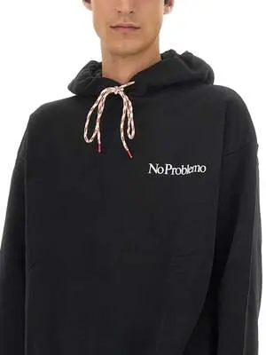 Aries Logo Sweatshirt - Black