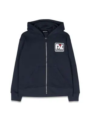 Dsquared2 Hooded Zip-up Sweatshirt