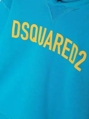 Dsquared2 Hooded Logo Cotton Hoodie