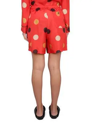 Aspesi Polka Dot Shorts - Orange