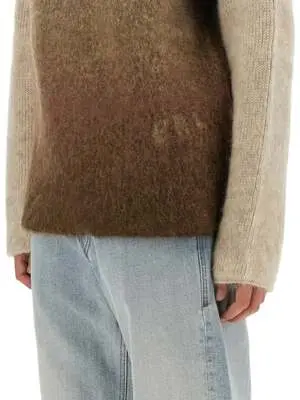 ERL Mohair Blend Knit - Brown