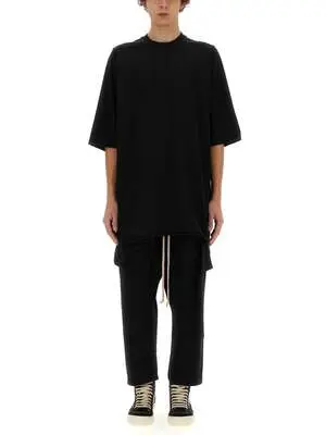 Rick Owens Cotton T Shirt - Black