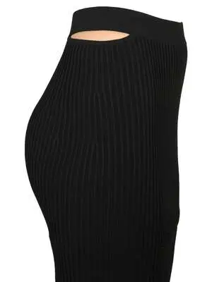 Helmut Lang One Shoulder Ribbed Dress