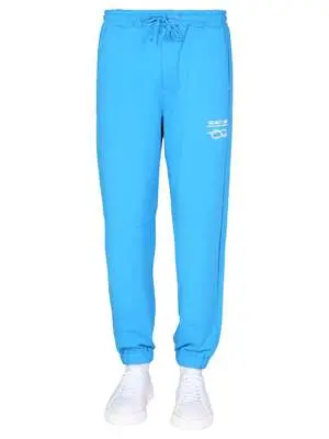 Helmut Lang Knot' Jogging Pants - Azure