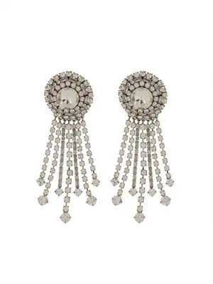 ALESSANDRA RICH Crystal Clip-On Earrings