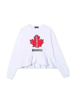 Dsquared2 Cotton Sweatshirt - White