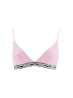 Dsquared2 Bralette With Logo - Pink
