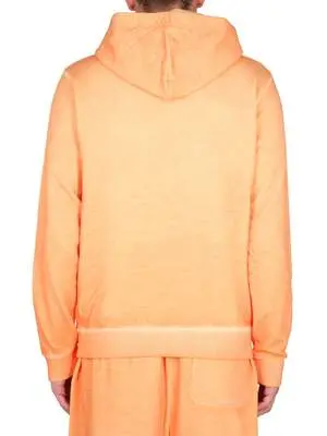 MARCELO BURLON COUNTY OF MILAN Sunset Cross Regular Sweatshirt - Orange