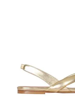 GIA BORGHINI Leather Slingback Sandals